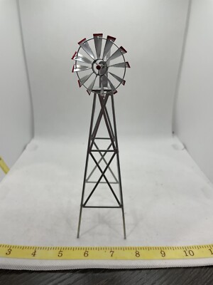 Town Square Miniatures Iron Windmill 1:12 Scale EIWF424 Dollhouse Or ...