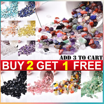 100G CRYSTAL GEM CHIPS Mini Crystals Polished Stones Bulk Gemstones ...