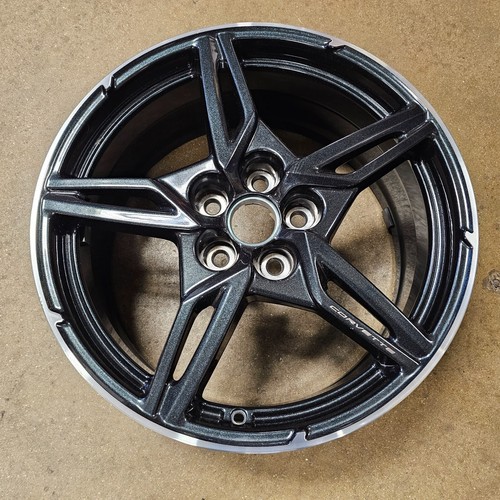 19" CORVETTE STINGRAY CARBON FLASH FRONT WHEEL 84785085 14007 #2 | eBay