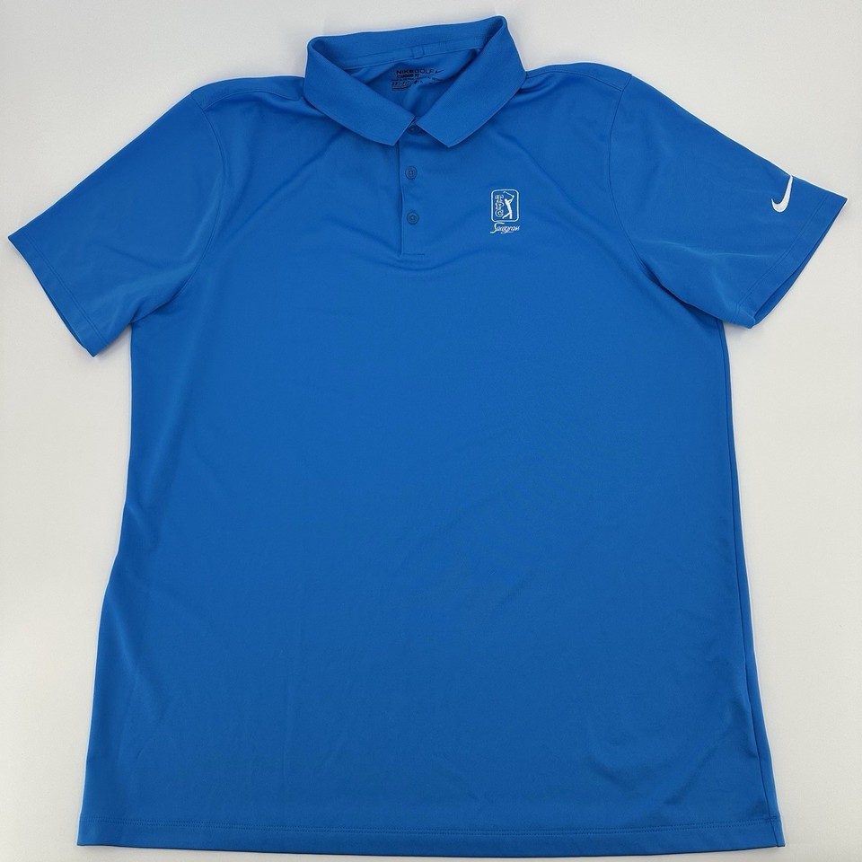 Nike Polo Shirt Mens XL Blue TPC Sawgrass The Players Championship Nike ...