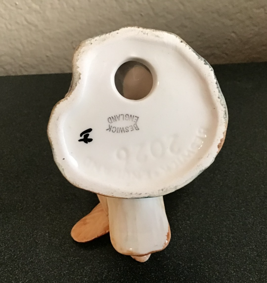 OWLS! VTG Beswick England Porcelain Barn Owl Standing Figurine 4.5 ...