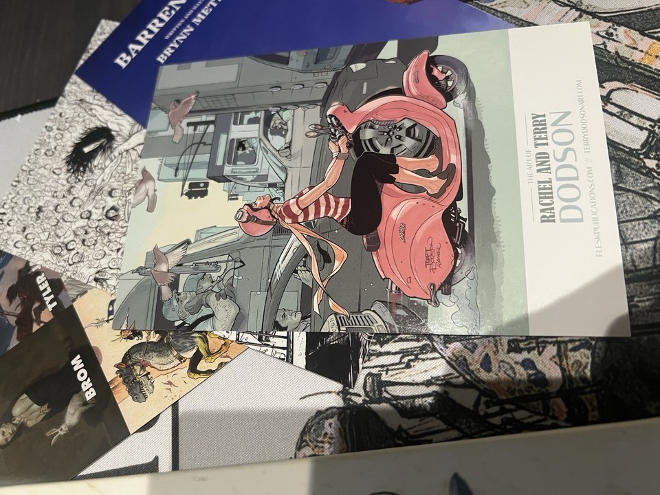 The Art of Terry & Rachel Dodson HC signed With Art Cards, Bookmarks ...