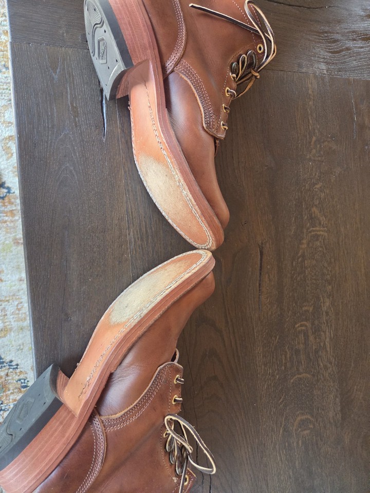 Nicks Robert 6" Celastic Toe, Buck Brown Double Stuffed 11D, 55 Last | eBay