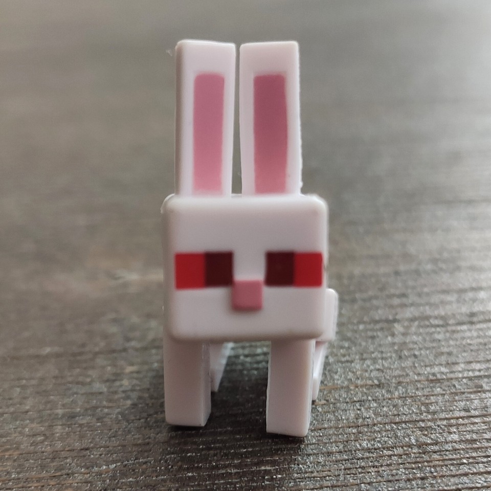 Minecraft Mini-Figures 1" Killer Rabbit Ice Series Figure Mojang | eBay