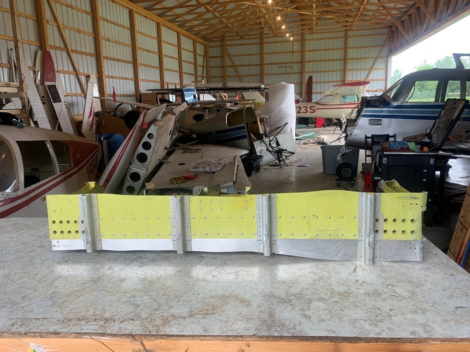 Piper Cherokee PA-28 140 Wing Spar Box Assembly Bulkhead Lower Cockpit ...
