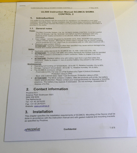 KAESER Sigma Control 2 (SC2MCS) User Interface | eBay