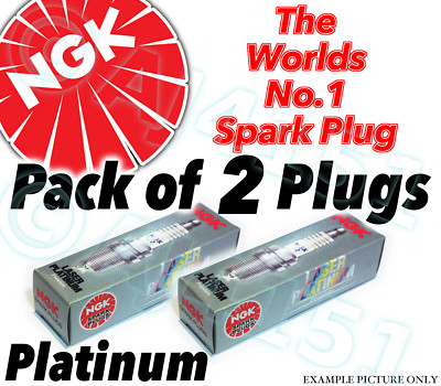 2x NEW NGK Platinum SPARK PLUGS - Part No. ZFR5LP-13G Stock No. 7781 ...