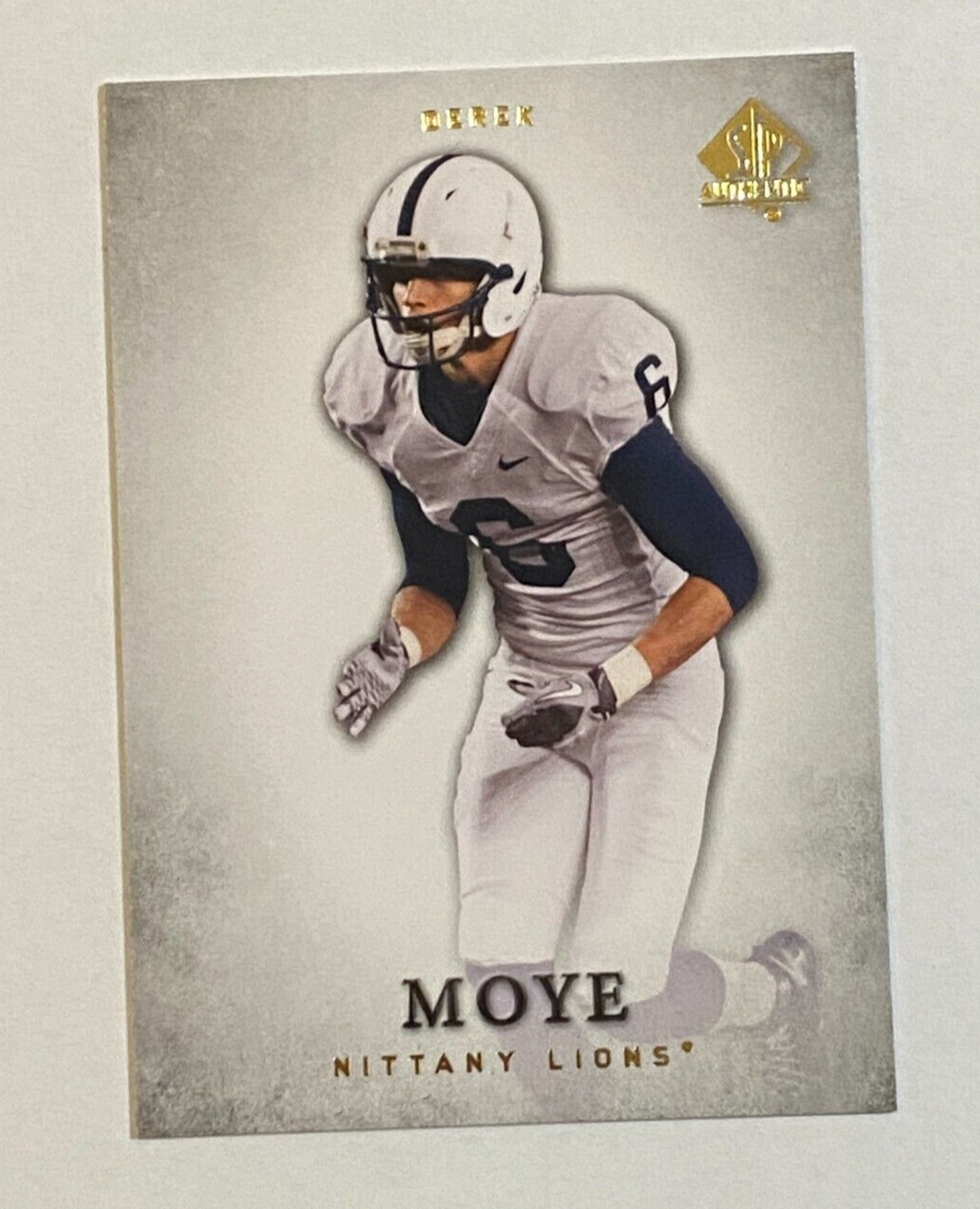 2012 Upper Deck SP Authentic Rookie #29 Derek Moye Penn State Nittany ...