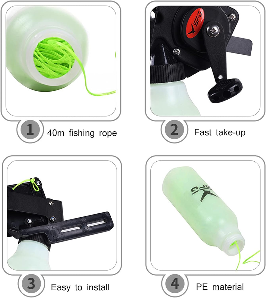 Bow Fishing Reel with Bowfishing Arrows Set Archery Bow Fishing Reel ...