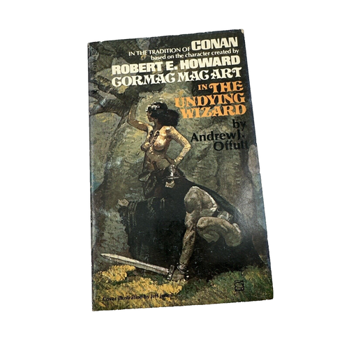 THE UNDYING WIZARD ANDREW J OFFUTT 1ST PRINT AUG 1976 HTF VTG PB CONAN ...