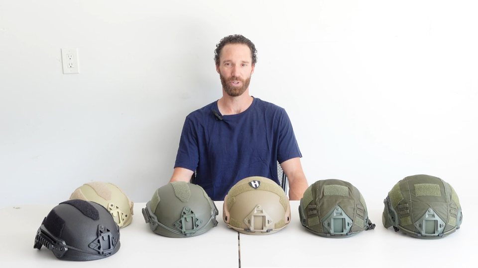 Level IIIA 3A ballistic helmet MICH, made with Kevlar - better straps ...