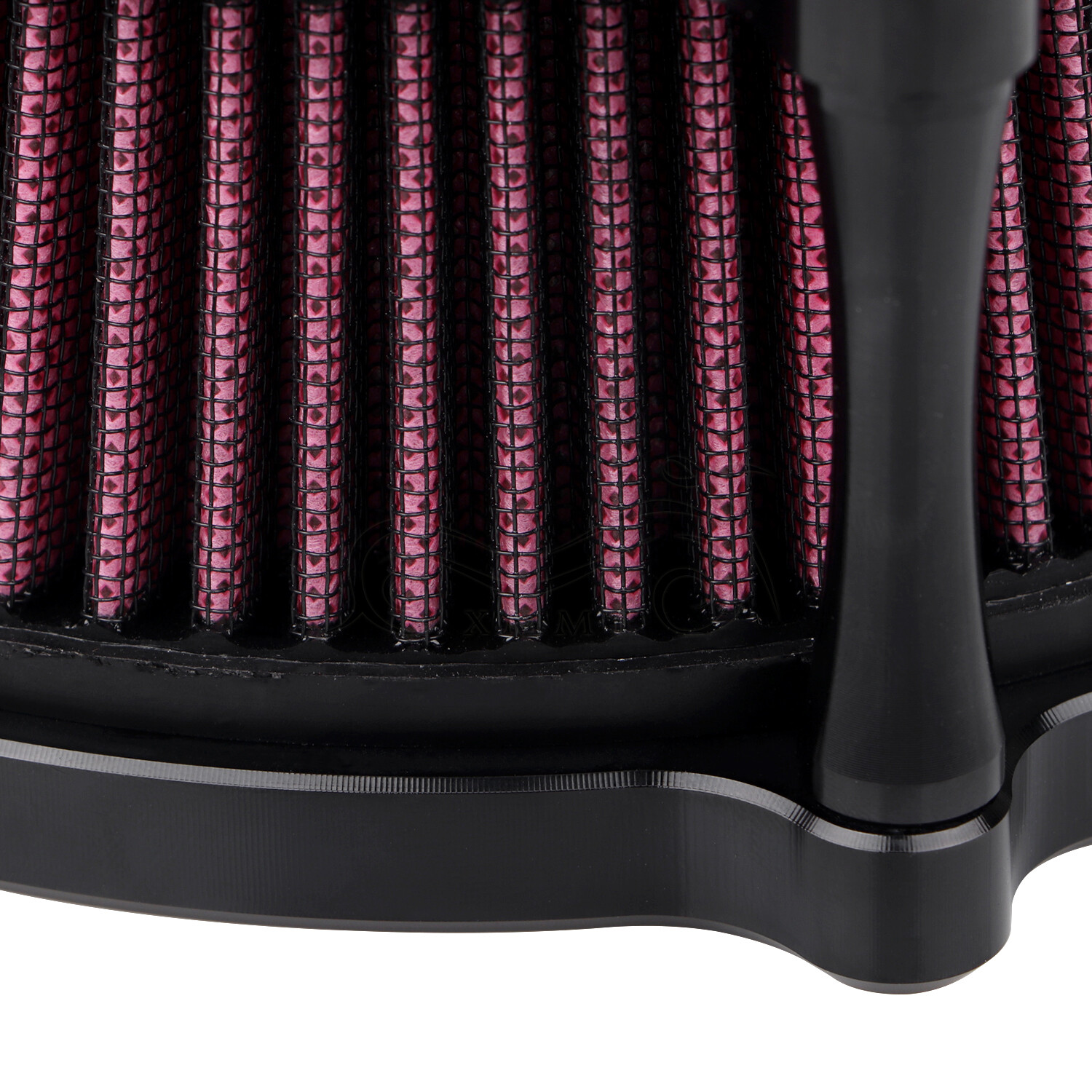 Skull CNC Air Cleaner Red Intake Filter For Harley Dyna Electra Glide ...