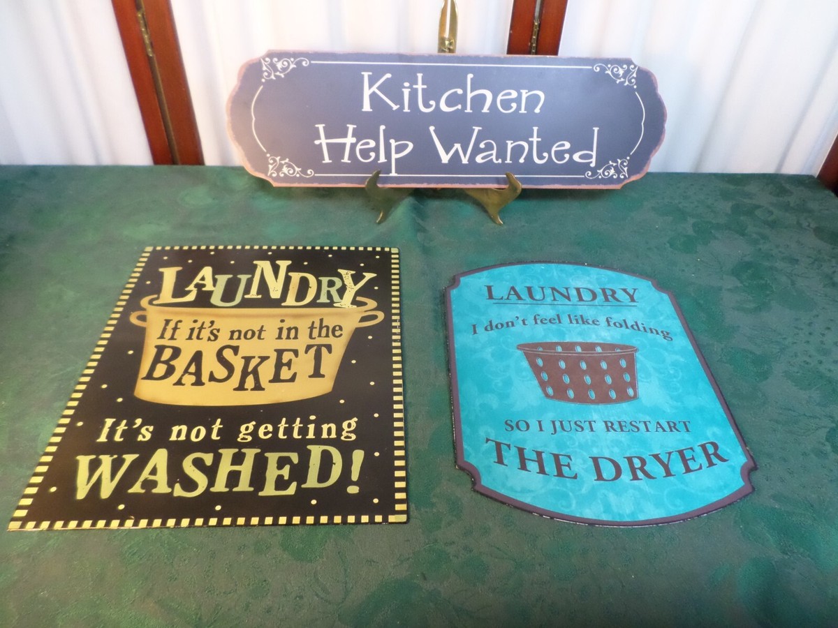 Laundry Room Hobby Lobby Signs 3 Home Accents/Hobby Lobby Metal Wall