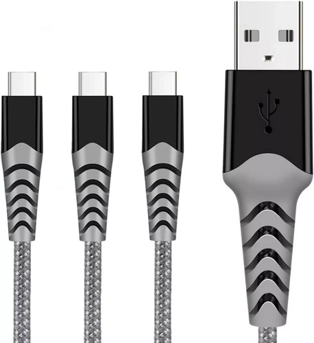 HeavyDuty USB Type C Charging Cable Braided Fast Phone Charger Long ...
