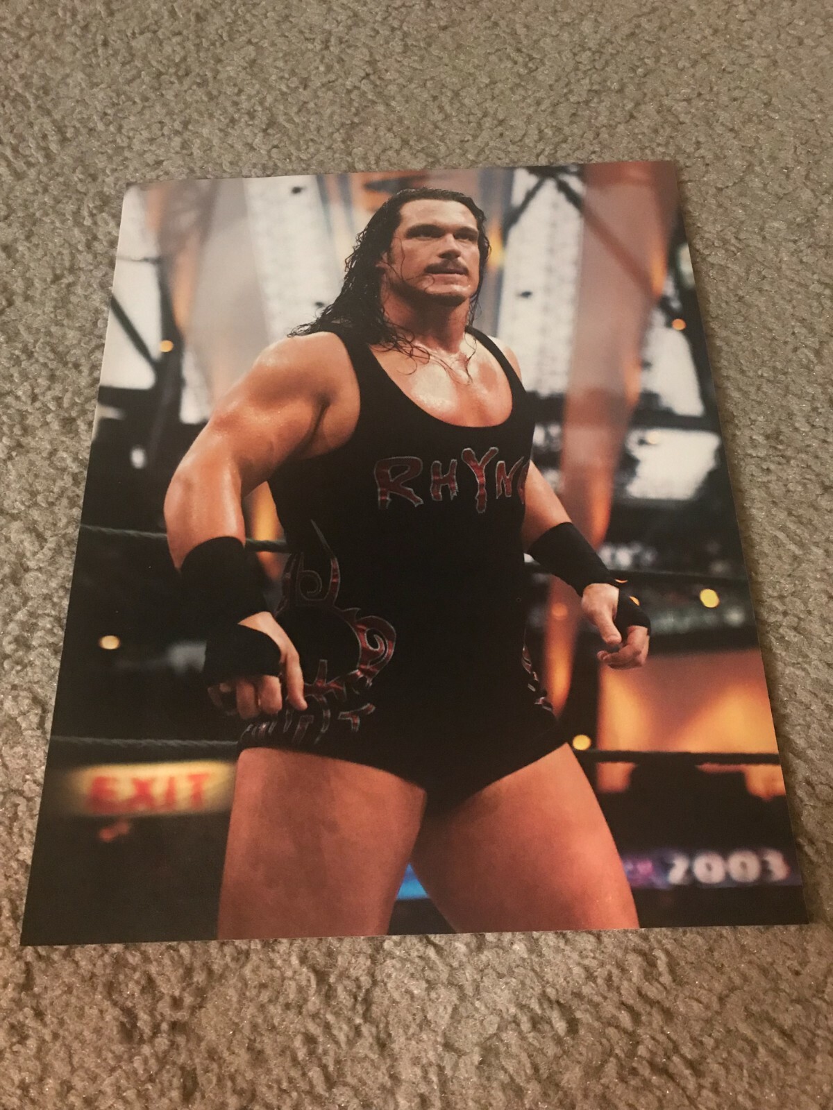 Vintage WWF RHYNO Wrestling Pinup Photo 2003 ECW WCW WWE RARE | eBay