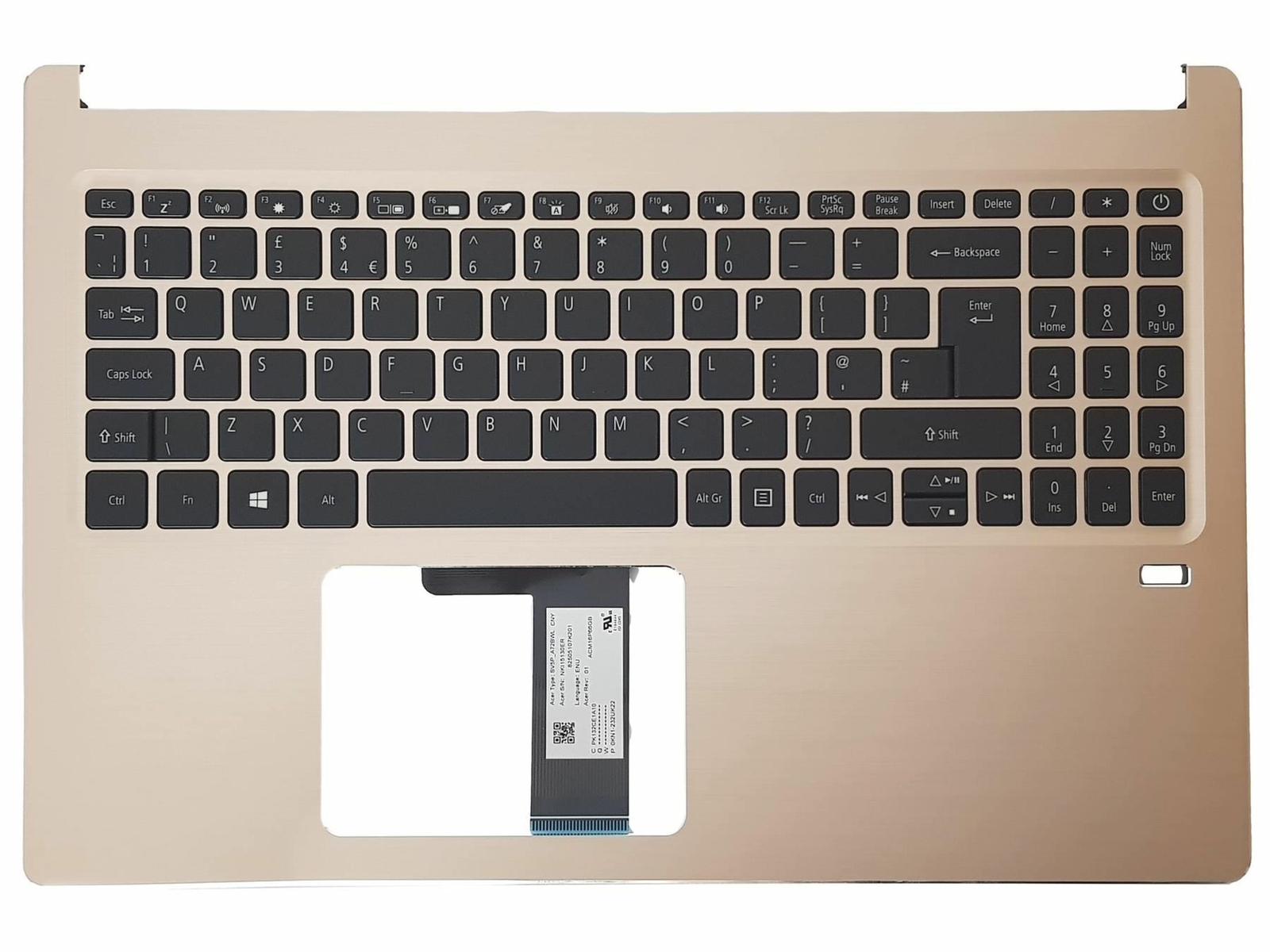Acer Swift SF315-52 SF315-52G Palmrest Cover Keyboard 6B.GZEN5.013 Gold ...
