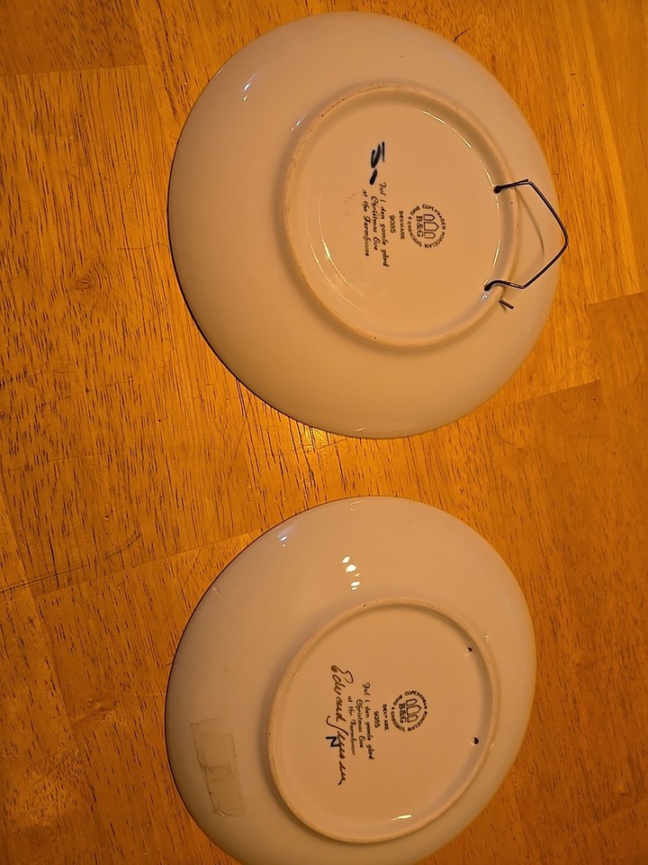 Vintage B&G Copenhagen Blue Annual Christmas Porcelain Plate Bing ...