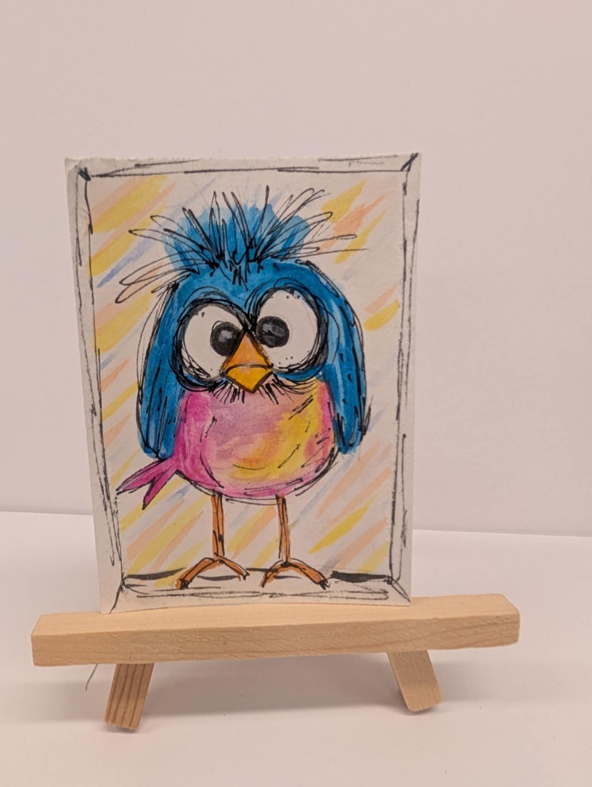 ACEO Orginal Watercolor Art Bird | eBay