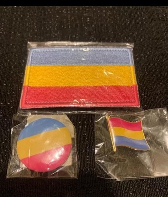 LGBTQ Pansexual Pride Flag Patch Pin And Button Set Of 3 Pansexual ...