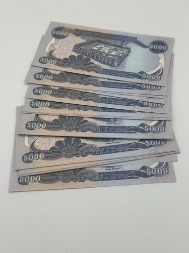 105,000 IRAQI DINAR UNCIRCULATED 5000 Notes ( 21 x 5K ) NEW IQD ...