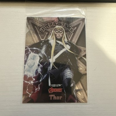 2022 Fleet Ultra Marvel Cards Ultra Stars Thor US43 Insert | eBay