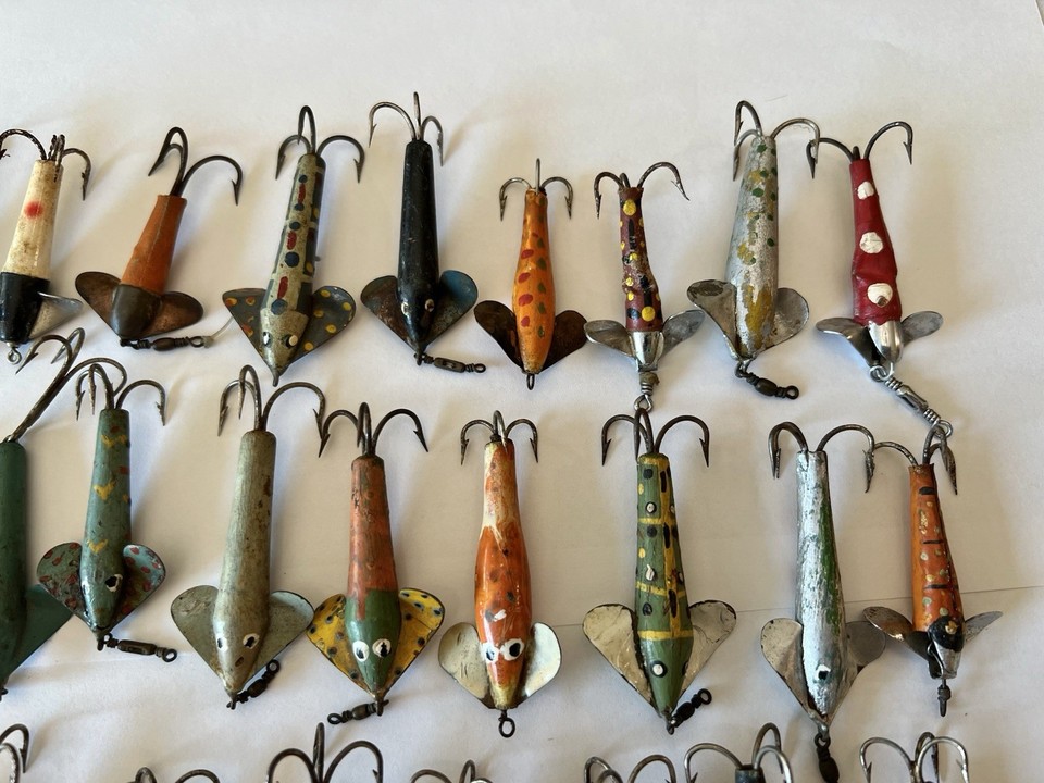 Devon/McGinty/Mixed/Lot Of 49/Vintage Fishing Lures/ Vintage Tackle ...