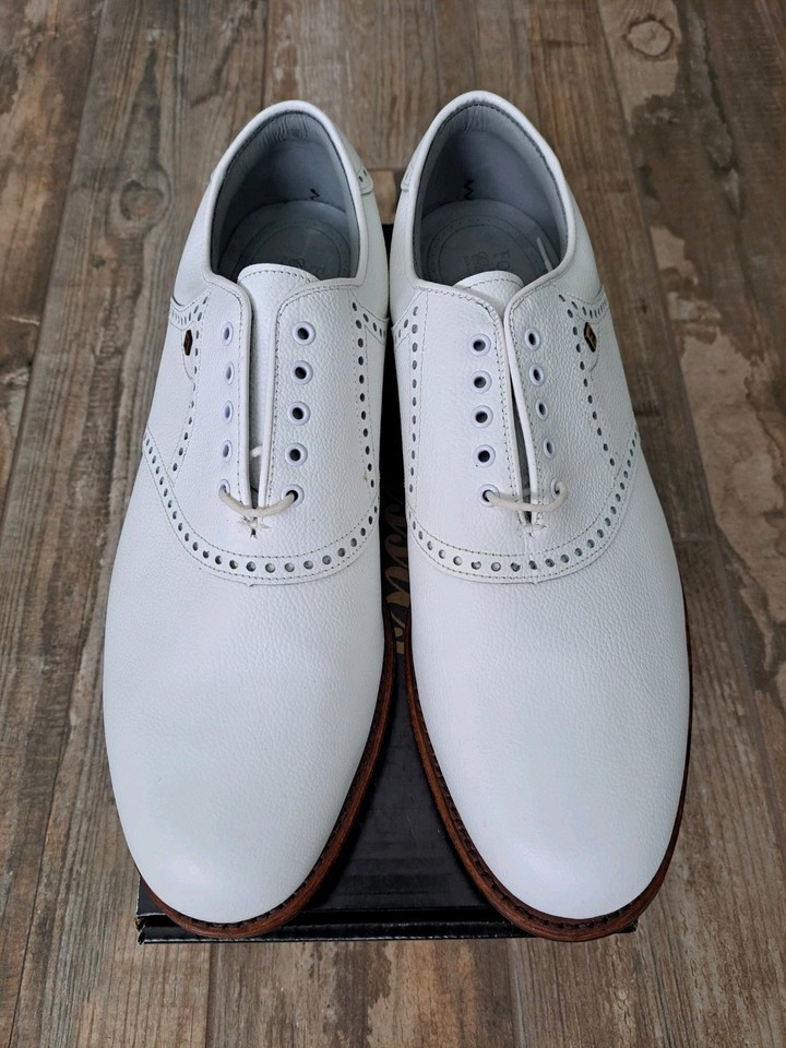 NEW Footjoy Classics Dry Premiere Mens Golf Shoes 50672 WH 13E | eBay