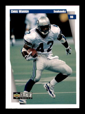 1997 Football Upper Deck Chris Warren Seattle Seahawks #284 2 | eBay