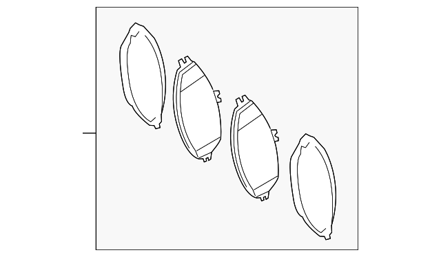 Genuine Mercedes-Benz TS Disk Brake Pad 0004207900 OEM for sale online ...