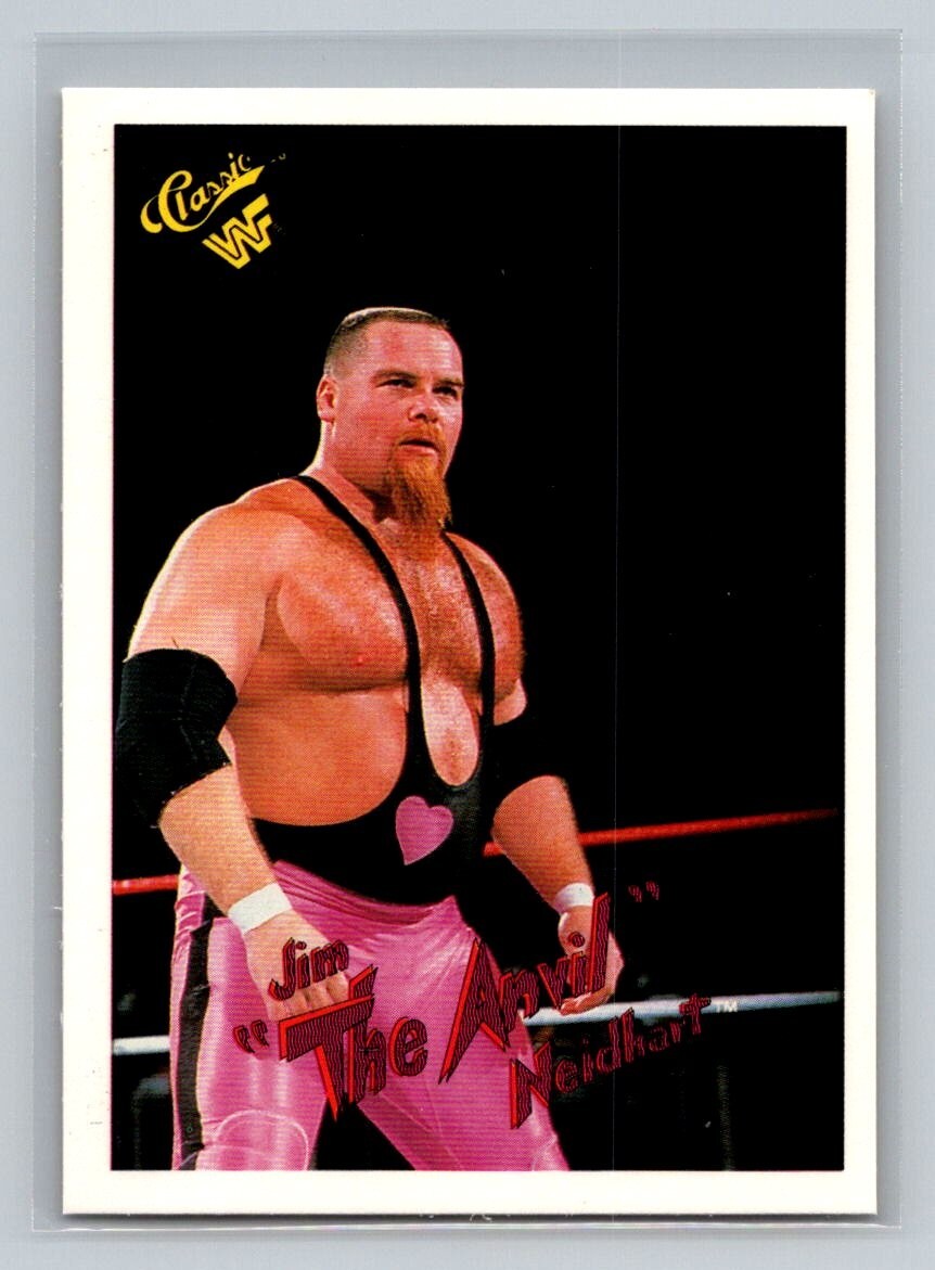 Jim The Anvil Neidhart Hart Foundation 1990 Classic WWF #96 WCW WWE HOF ...