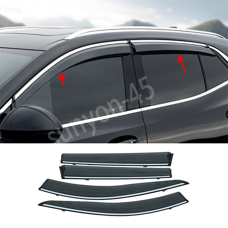 For Buick Envision 2021-2024 Window Wind Visors Sun Rain Guard Vent ...