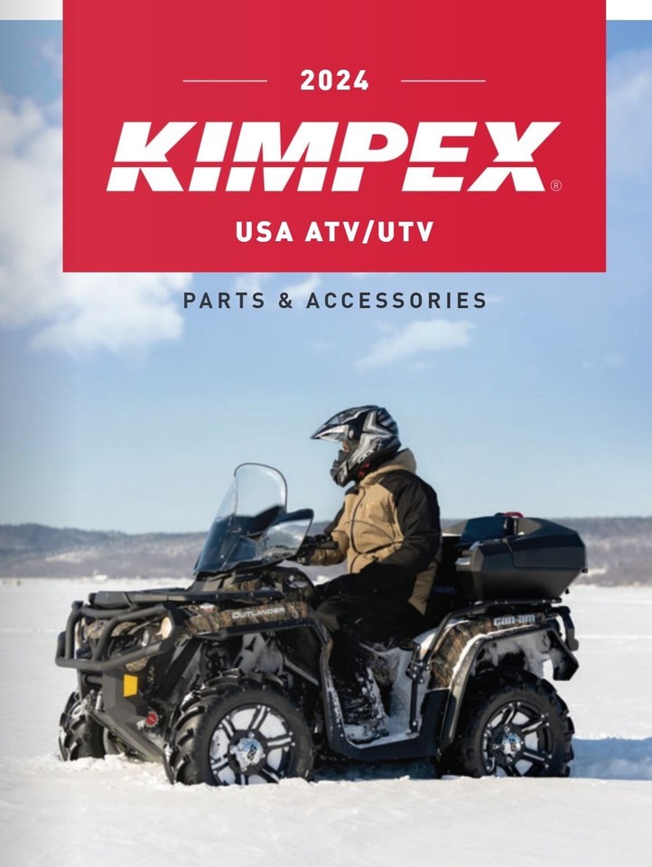 Kimpex Outback 2.0 ATV Passenger Seat w Storage Trunk, Rack, Dry Box ...
