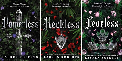 Lauren Roberts 3 Books Set: Powerless, Reckless and Fearless (English ...