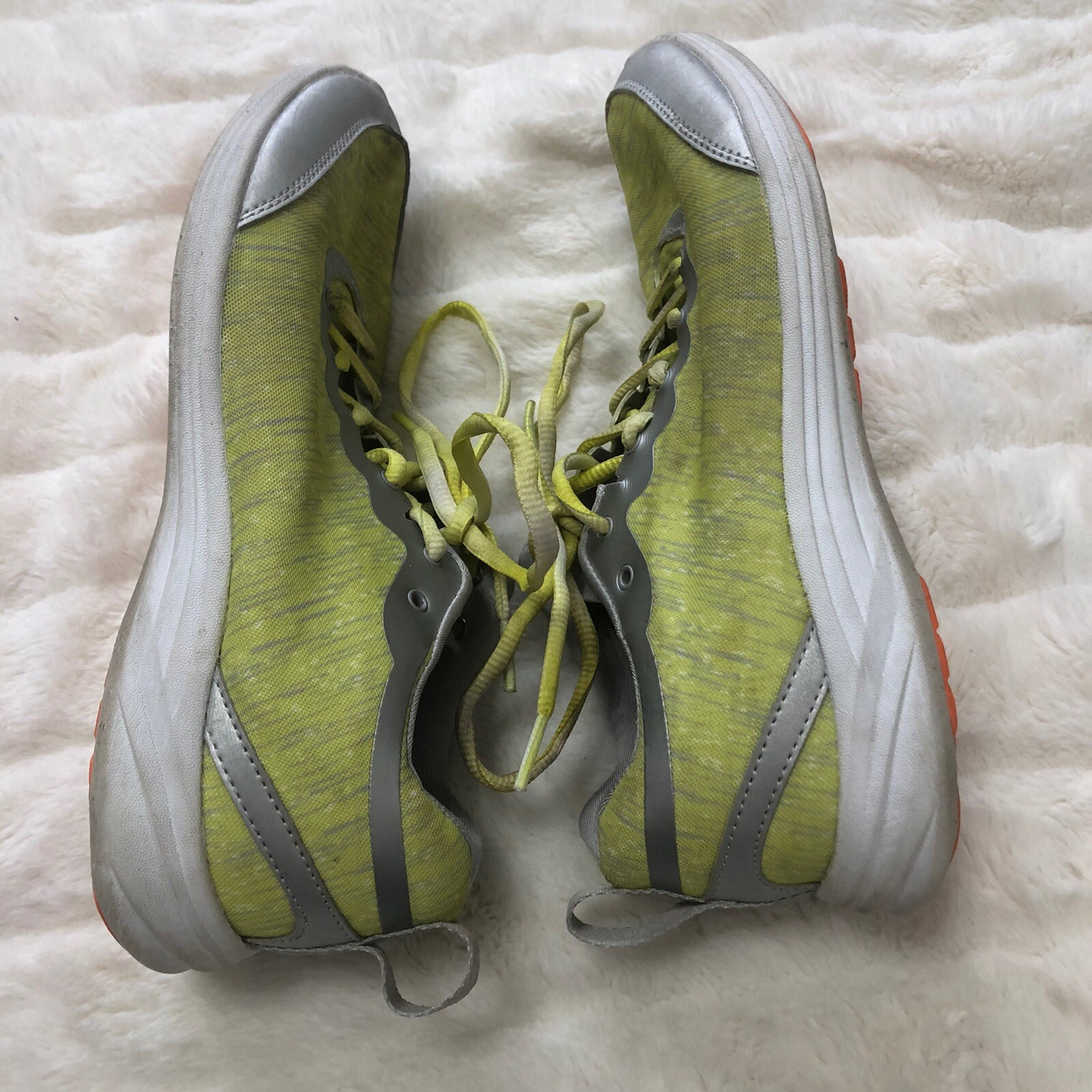 Vionic Womens Agile Fyn Light Grey/ Lime (Yellow) Running Shoes Sz 8 M ...