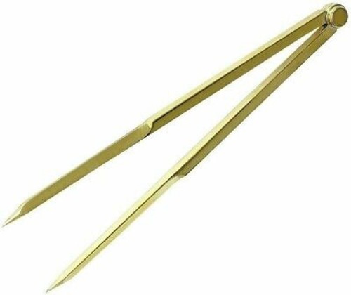Vintage Brass Divider Compass Divider w/ Steel Needle Point DESIGNER ...