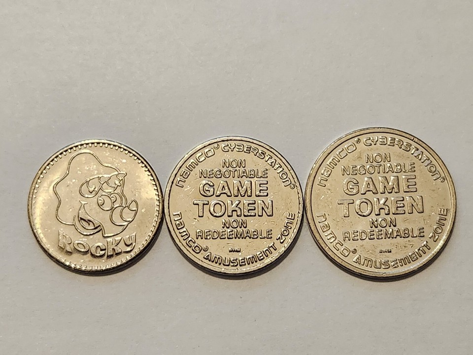 Namco Pac Man Game Tokens - 3 Sizes | eBay