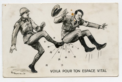 WW2 . PAUL BARBIER. Führer Adolph HITLER . Caricature. Satire ...