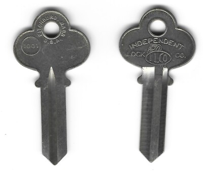 Set of 2 Independent 1001 Vintage Key blanks Same as Corbin Original X1 ...