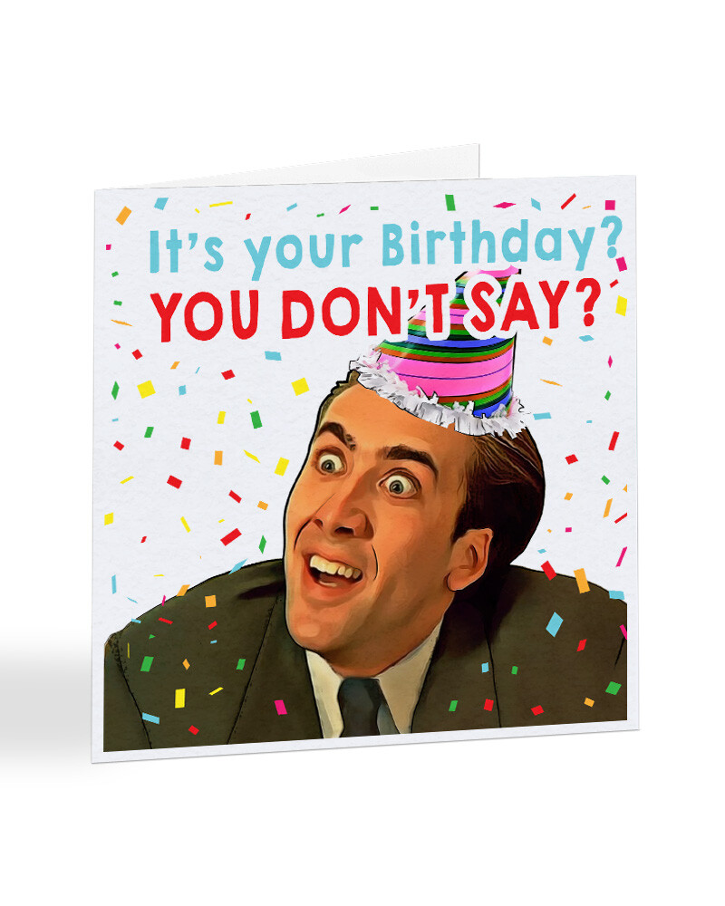 You Dont Say Meme Nicolas Cage Nicolas Cage Funny Postcards Set Of 2