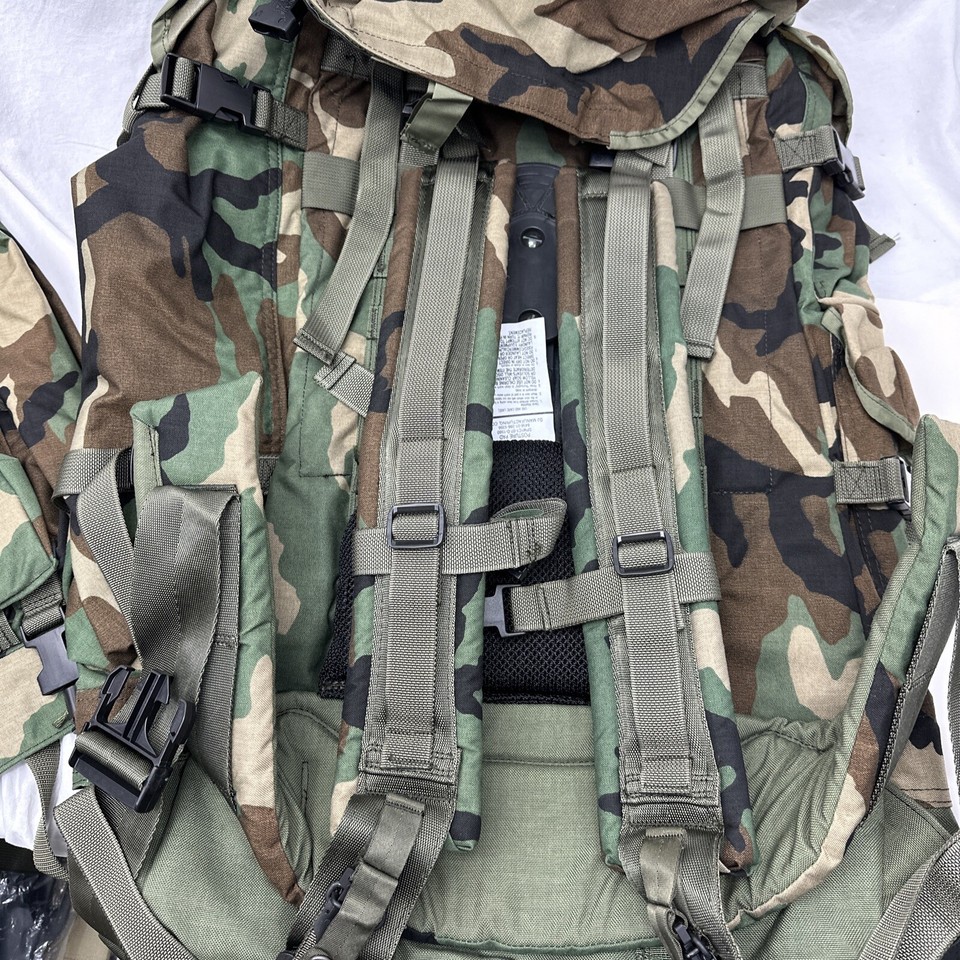 USGI CFP 90 Combat Field Pack & Patrol Pack SDS Original Woodland M81 ...