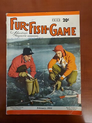 Vintage Fur Fish Game Hunting Magazine February 1953 | eBay