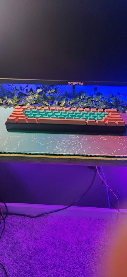 Alt Customs "Cotton Candy" Keyboard With Tactile switchs. Exceeds In ...