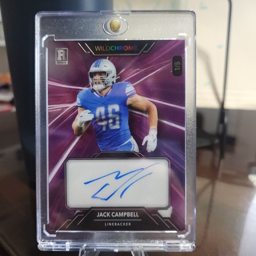 🔥 2023 Wild Card Wildchrome Jack Campbell Rookie Auto #WCL-PRA 1/5 | eBay