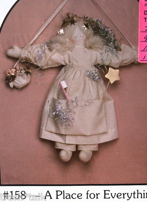 Dream Spinners cloth prairie rag doll pattern tooth fairy kitchen ...