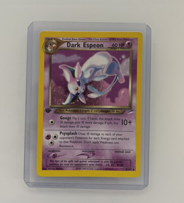 Dark Espeon - 4/105 - Holo 1st Edition Neo Destiny Pokemon | eBay