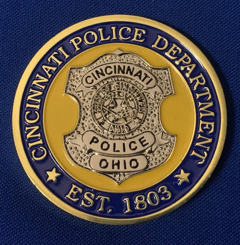 Cincinnati Police Dept. CPD Ohio OH Challenge Coin w/ Plastic ...
