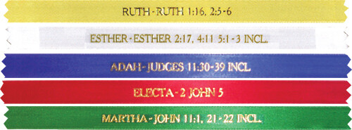 OES Bible Ribbons Order of the Eastern Star bookmark | eBay