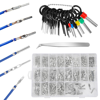 420PCS 21 Types Automotive Electrical Connector Pins Kit + Terminal ...