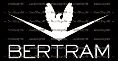 Bertram Yachts -Outdoor Sports- Car/SUV/Truck Vinyl Die-Cut Peel N ...