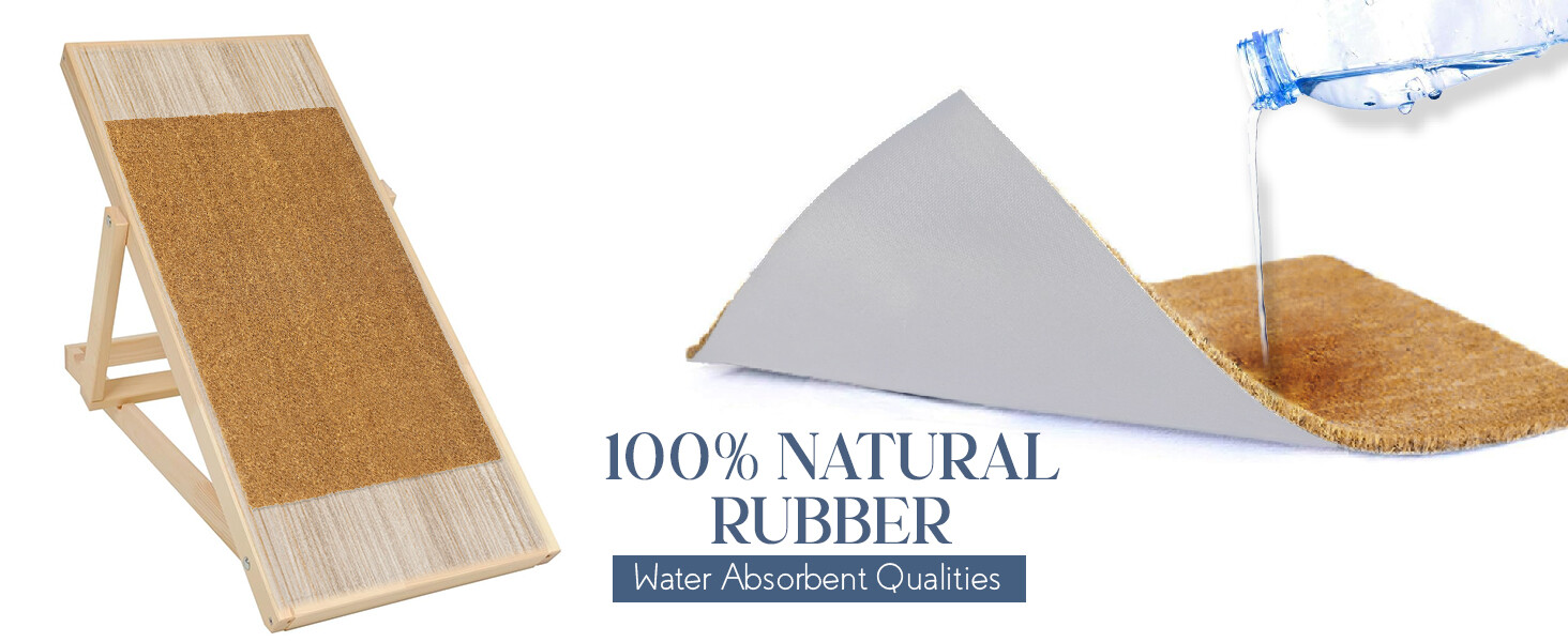 Natural Coconut Coir Entrance Door Mat Heavy Duty Outdoor Lobby ...